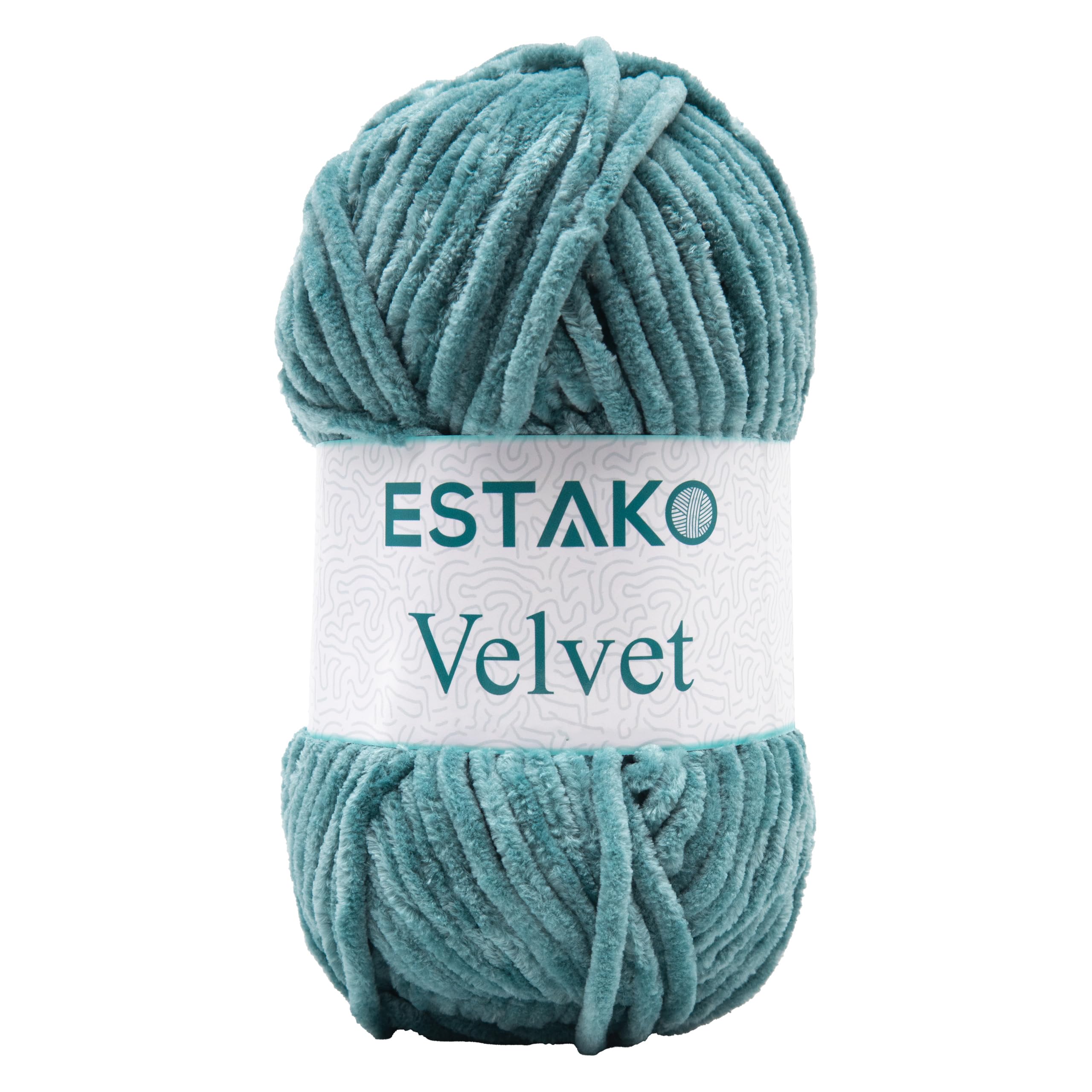 Amazon.com: Estako Velvet Chenille Blanket amigurumi Yarn for ...