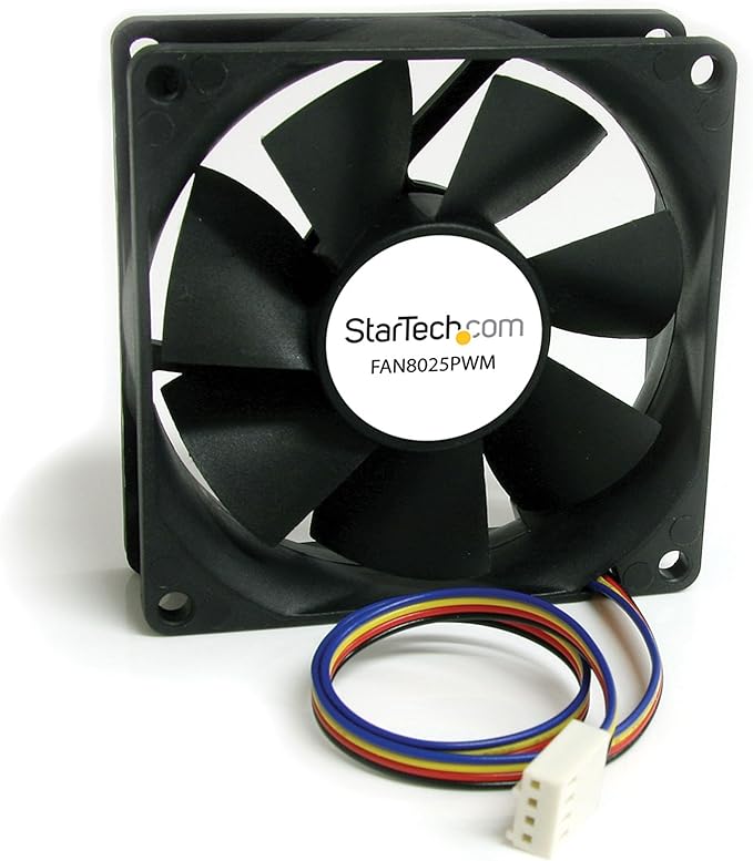 Amazon.com: StarTech.com 80x25mm Computer Case Fan with PWM - Pulse ...