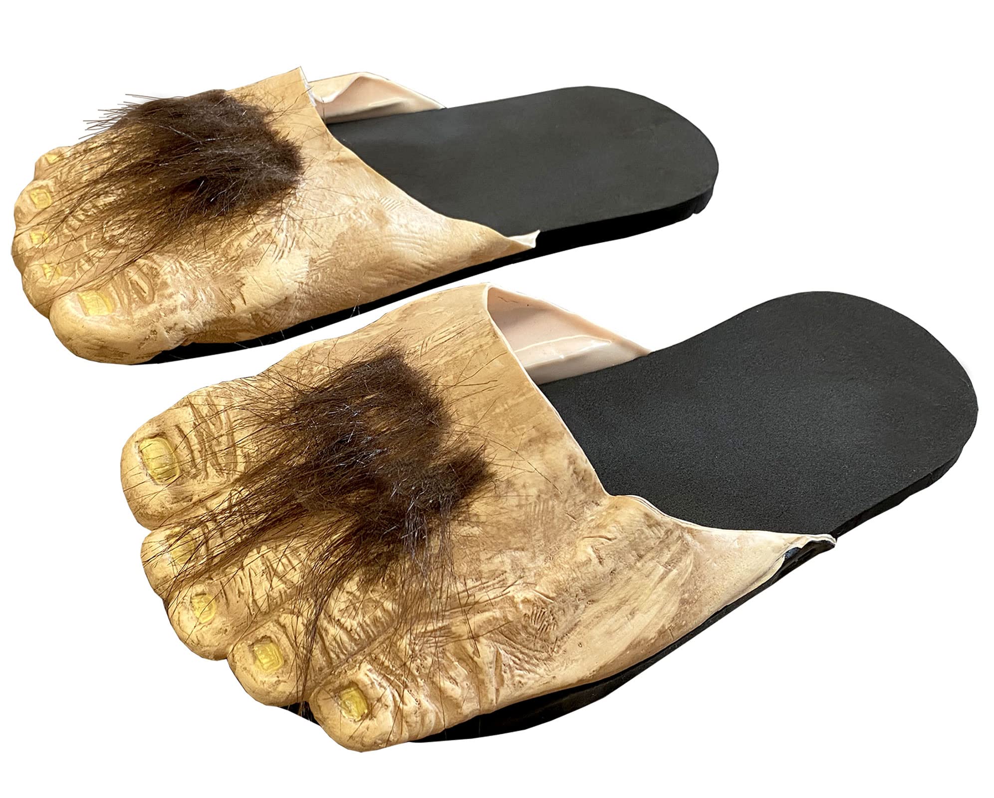 Amazon.com: Billy Bob's Big Old Hairy Feet Costume Novelty Slippers ...