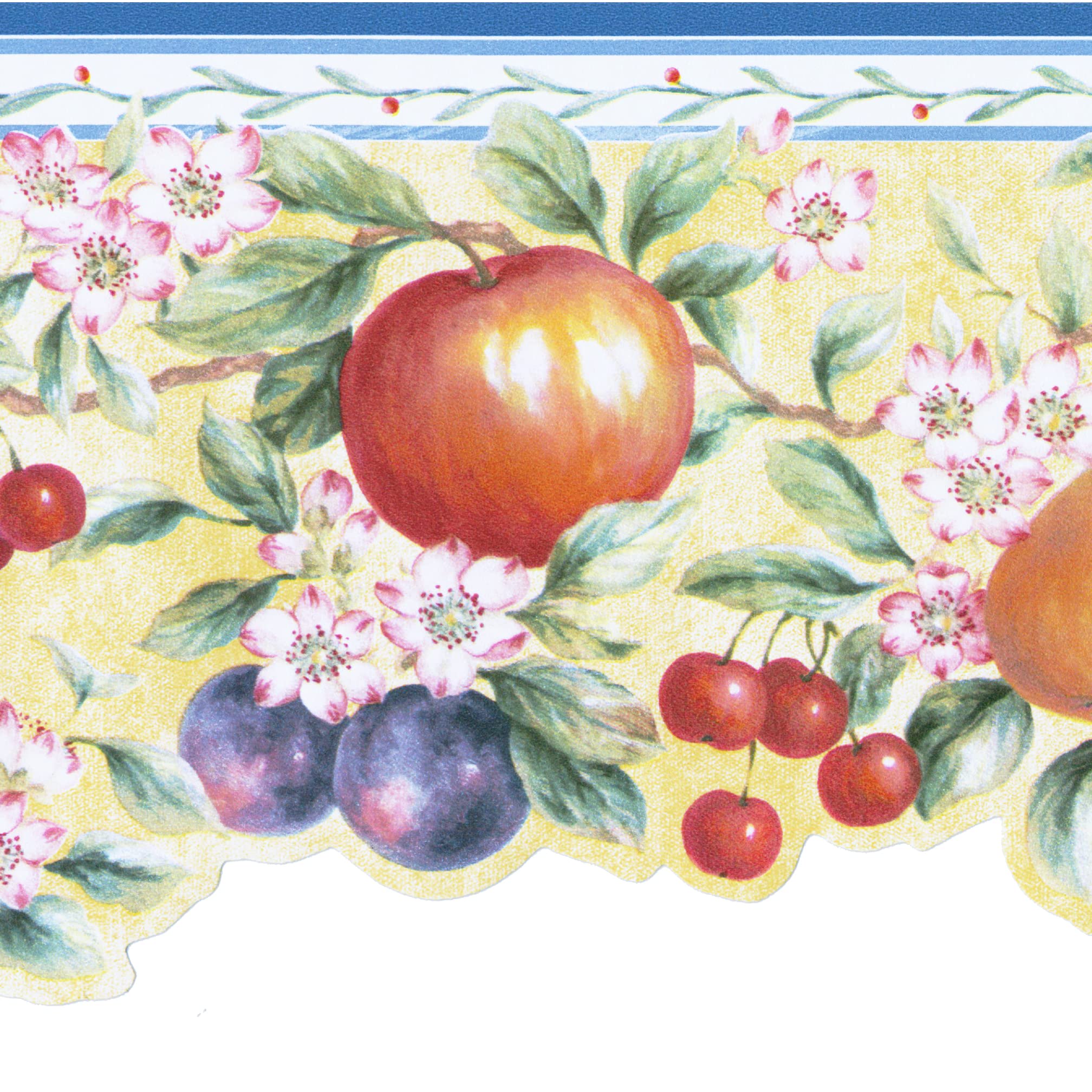 Cherry Wallpaper Border Red Tiny Cherries SK74390 Wallpaper Border