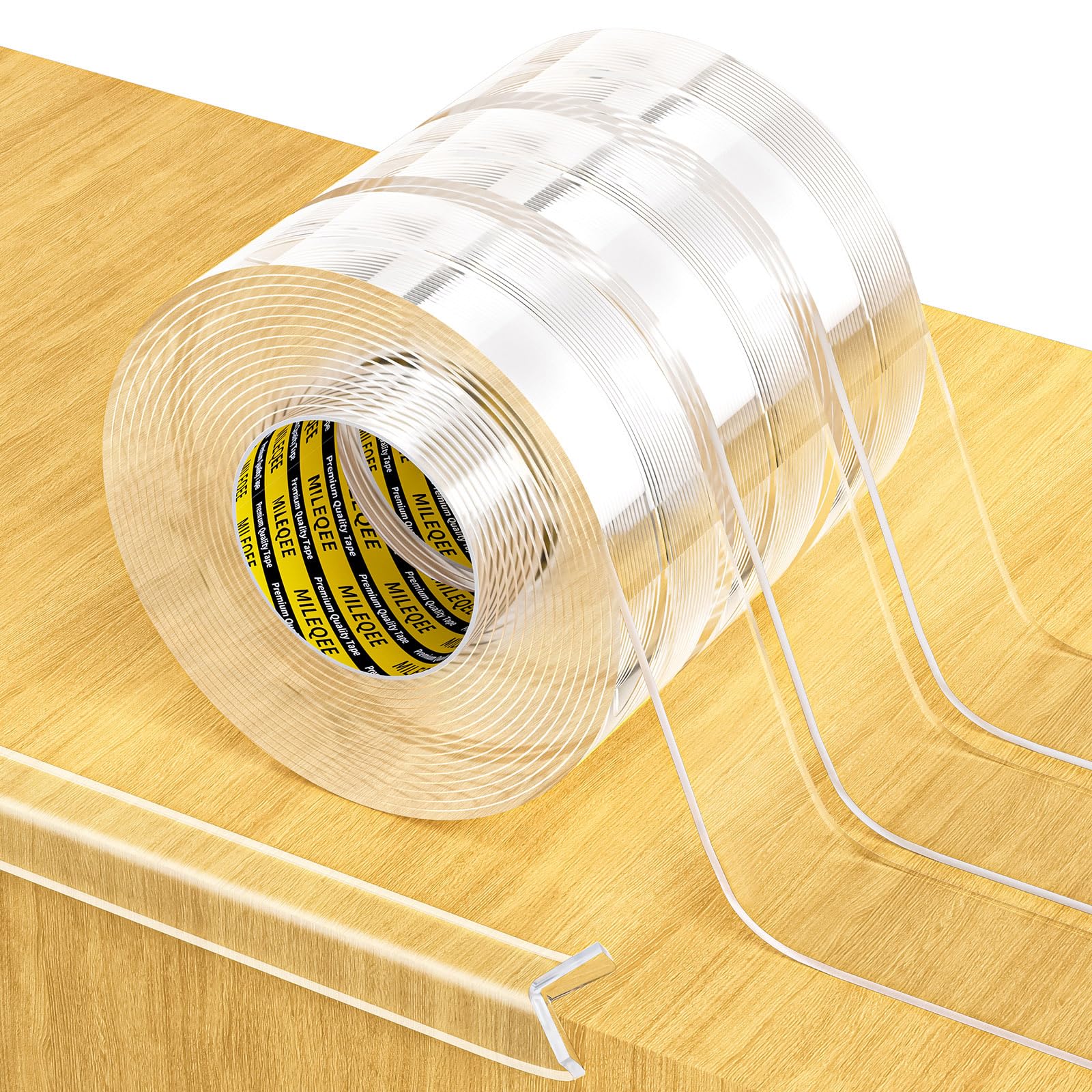 Amazon.com: 3Pack Clear Edge Protector Strip,1.18in x 16.4FT(49.2FT ...