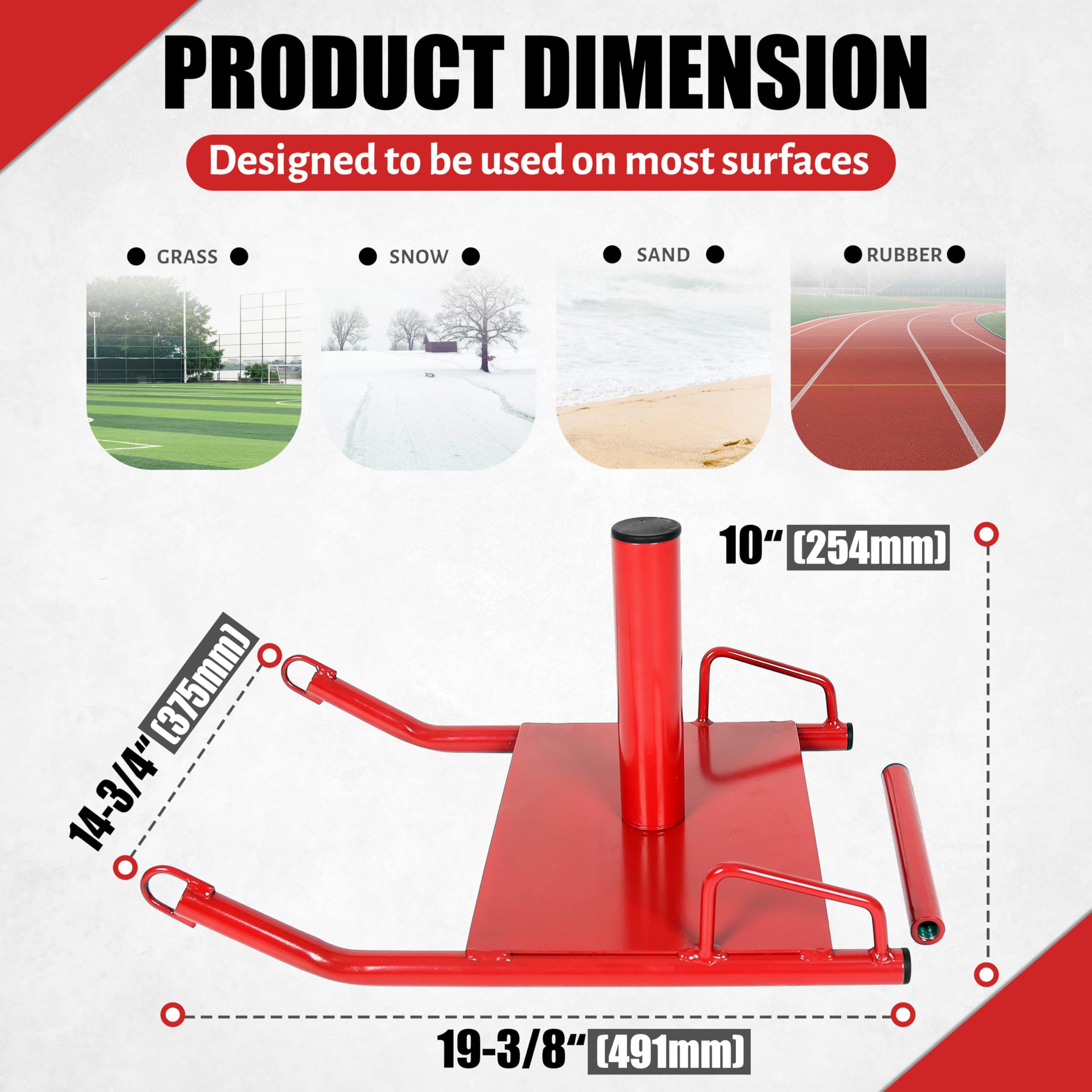 Snapklik.com : Power Speed Sled & Harness Weighted Drag Sport Running ...