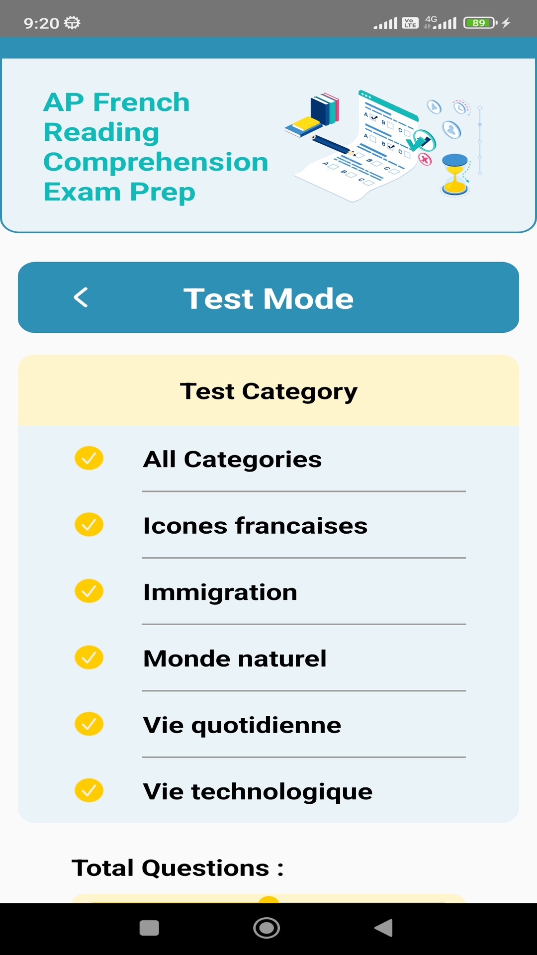 AP French Reading Comprehension Exam Prep - App on Amazon Appstore