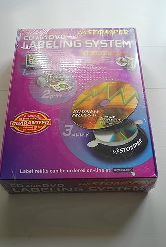 Amazon.com: CD Stomper CD/DVD Labeling System: 380 Labels and Software