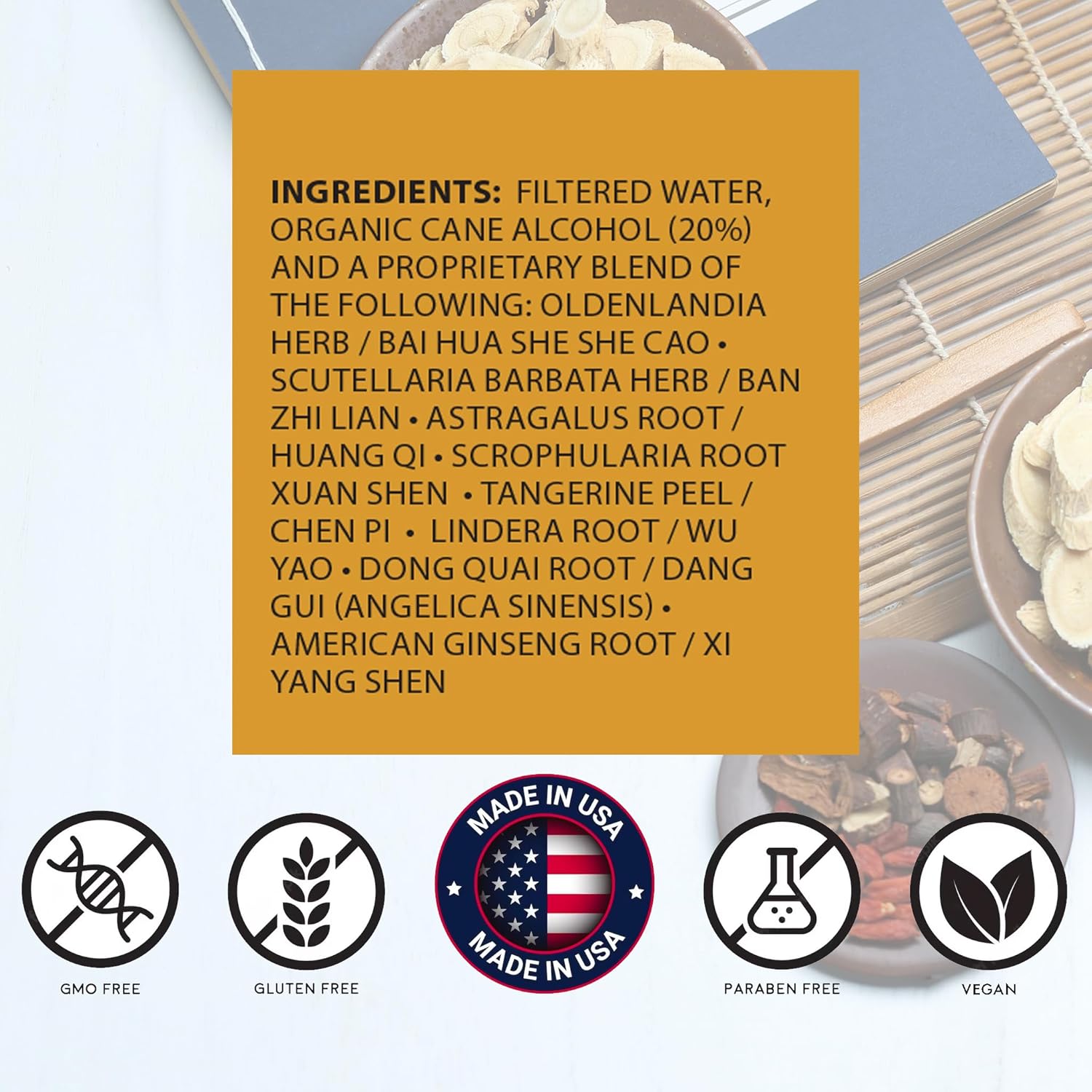 root + spring Qi (Chi) Booster – Tintura de hierbas, extracto ...