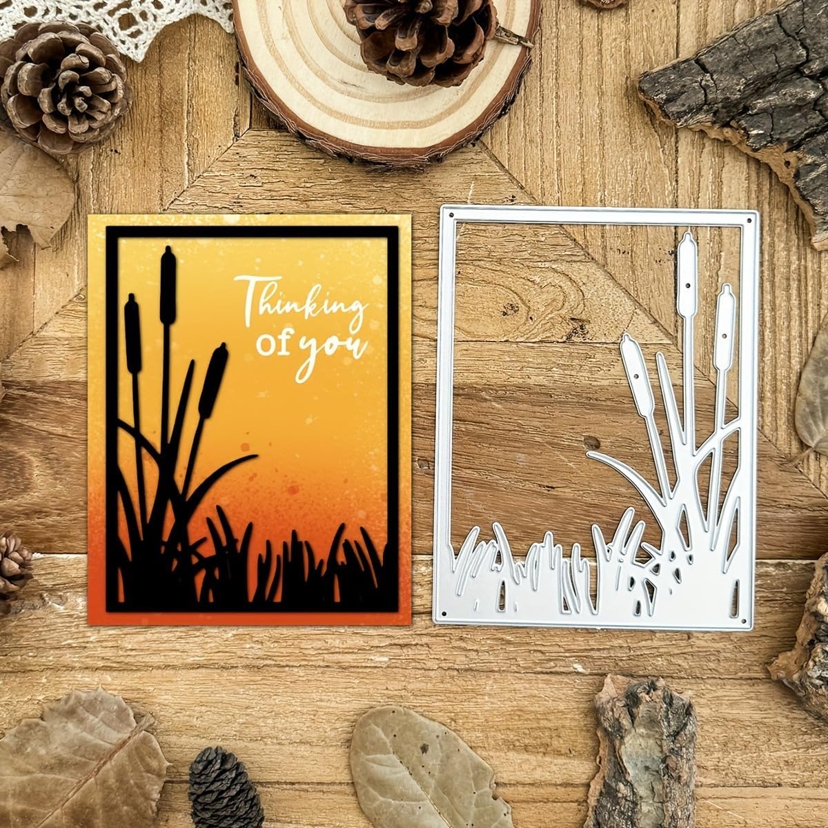 Amazon.com: Lapoo Metal Cutting Die for Scrapbooking, 3D Backgrounds ...