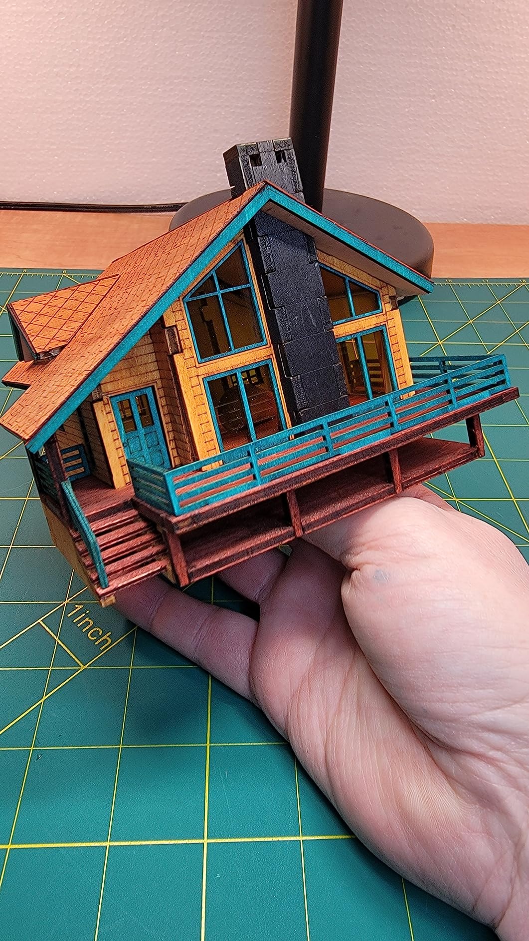 $6/mo - Finance Desktop Wooden Model Kit Garden House A with a Large ...
