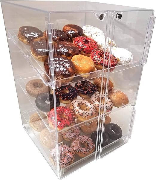 Amazon.com: Self Serve Pastry or donut display case 3 trays for deli ...
