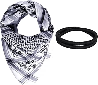 Jmkcoz Arab Shemagh Tactical Desert Keffiyeh Head Scarf Arabic Turban ...