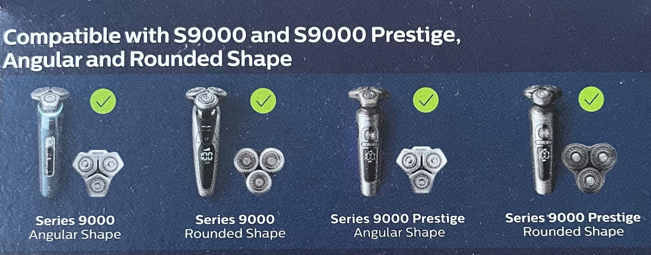 Philips SH91/50 Shaver Series 9000 Replacement Shaving Heads SH91/50 ...