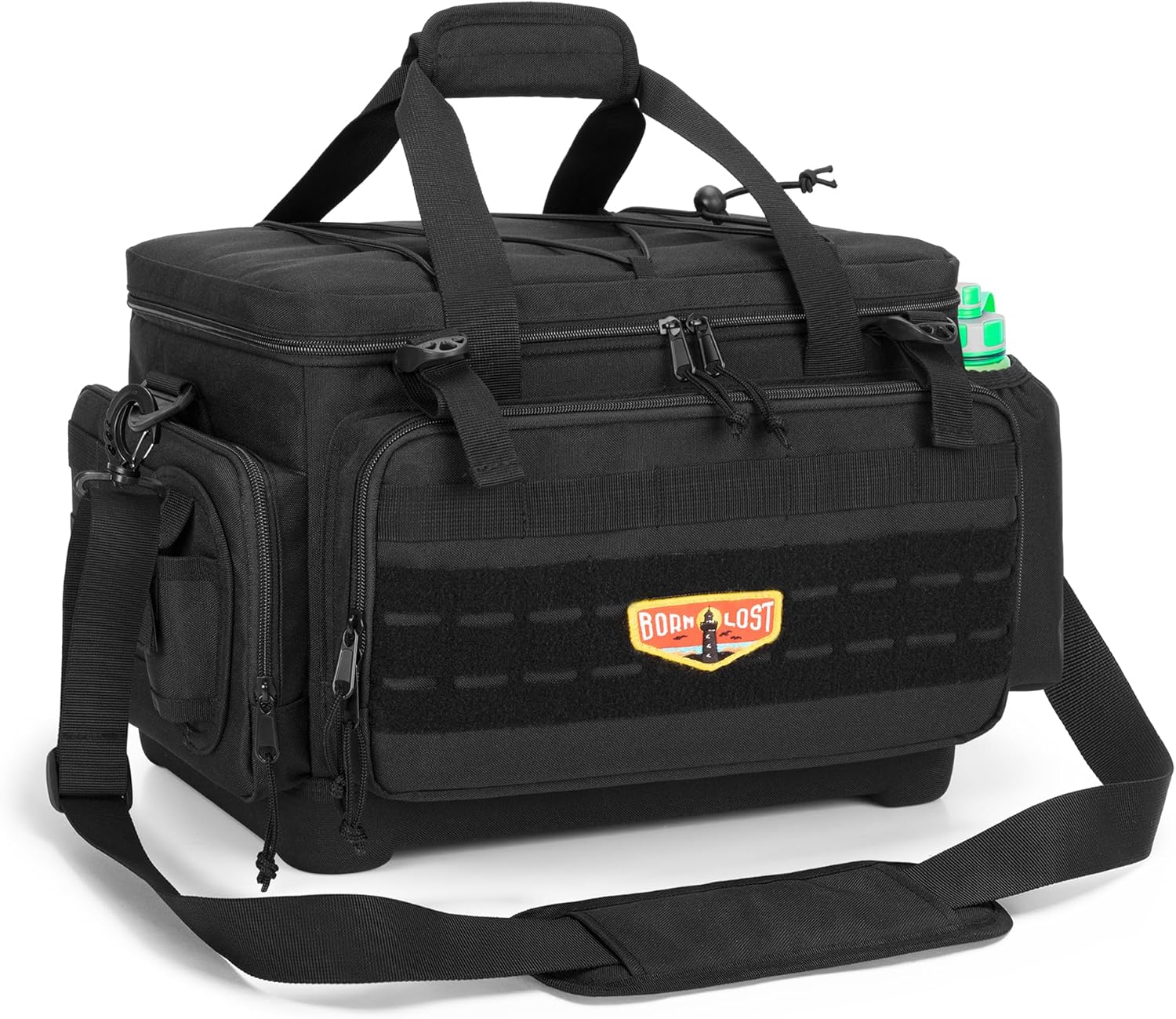GOBUROS Fishing Tackle Box Bag with Waterproof EVA Bottom, Soft Fish ...