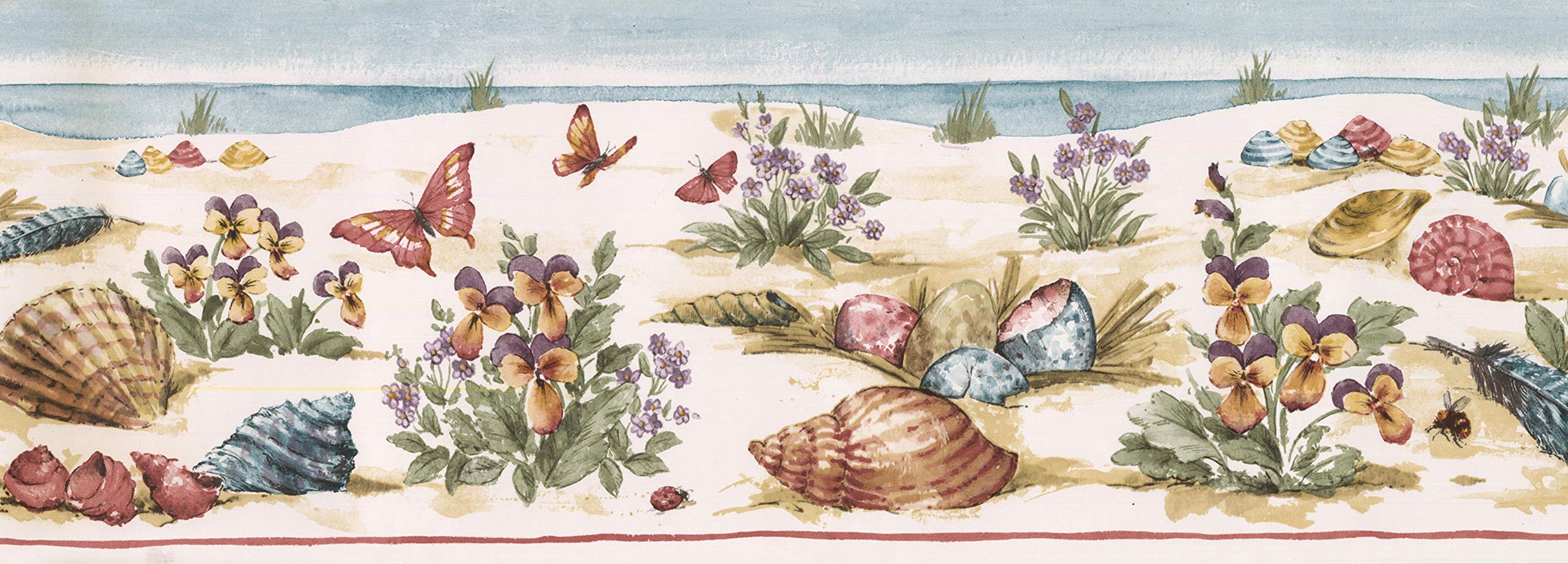 Seashells Wallpaper Border