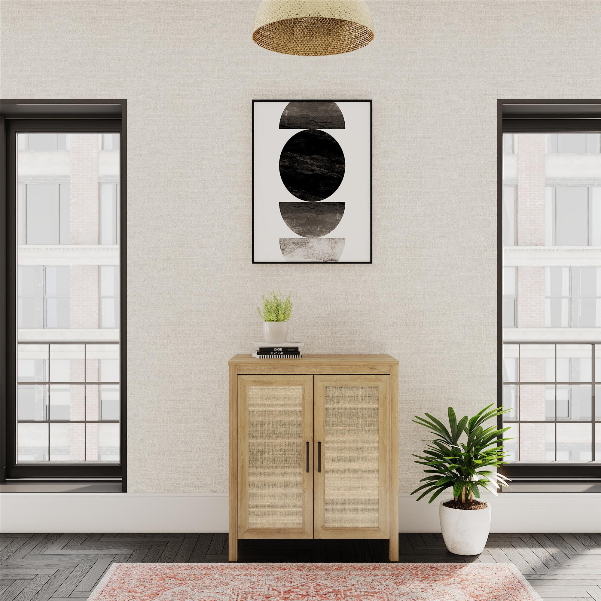 Snapklik.com : Ameriwood Wimberly 2 Door Accent Cabinet