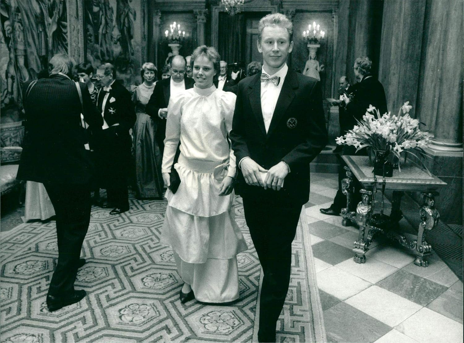 Amazon.com: Gunde Svan and Wife at The Royal Dinner - Vintage Press ...