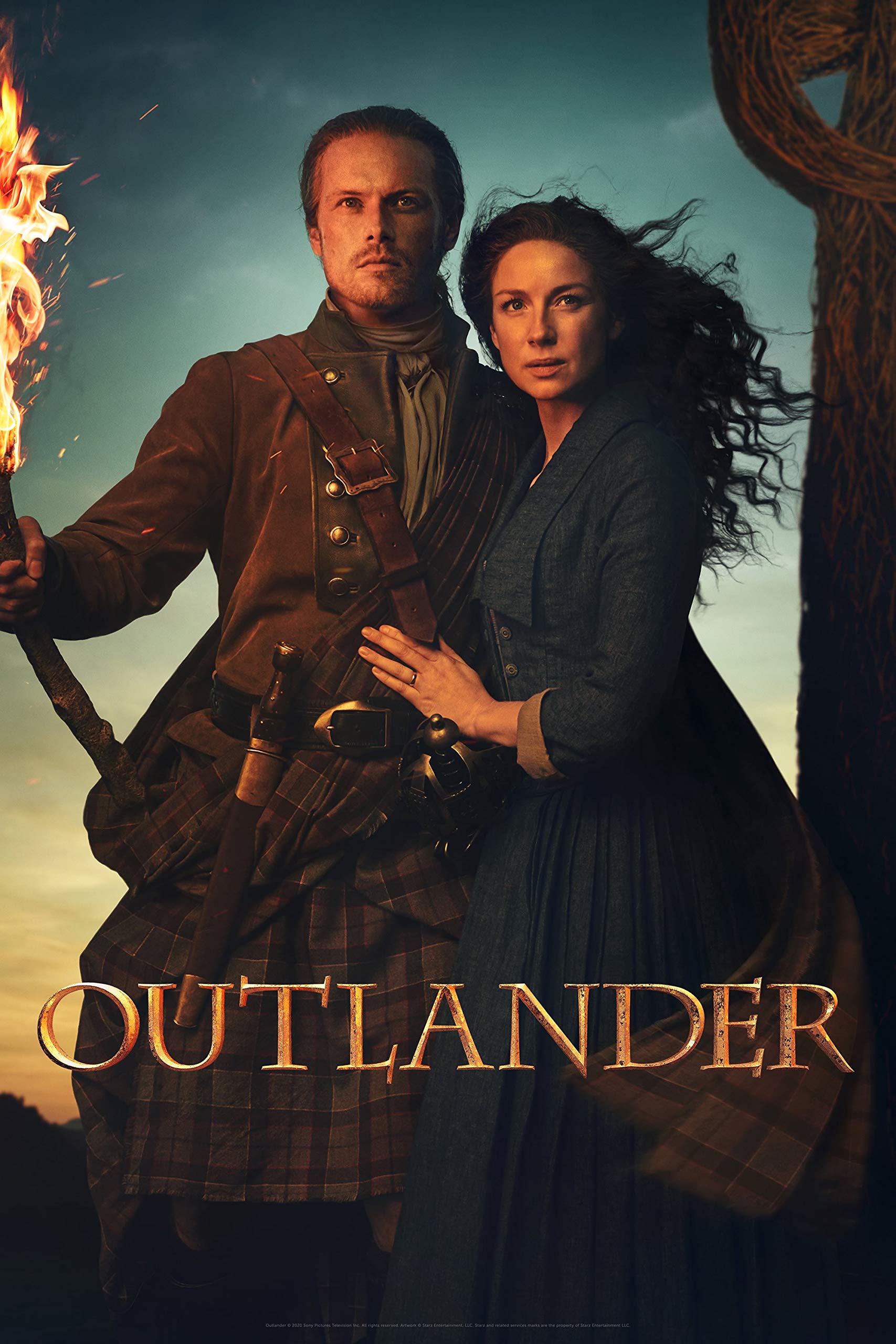 Outlander Starz Poster