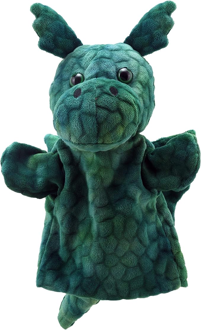 Amazon.com: The Puppet Company - Animal Puppet Buddies - Dragon (Green ...