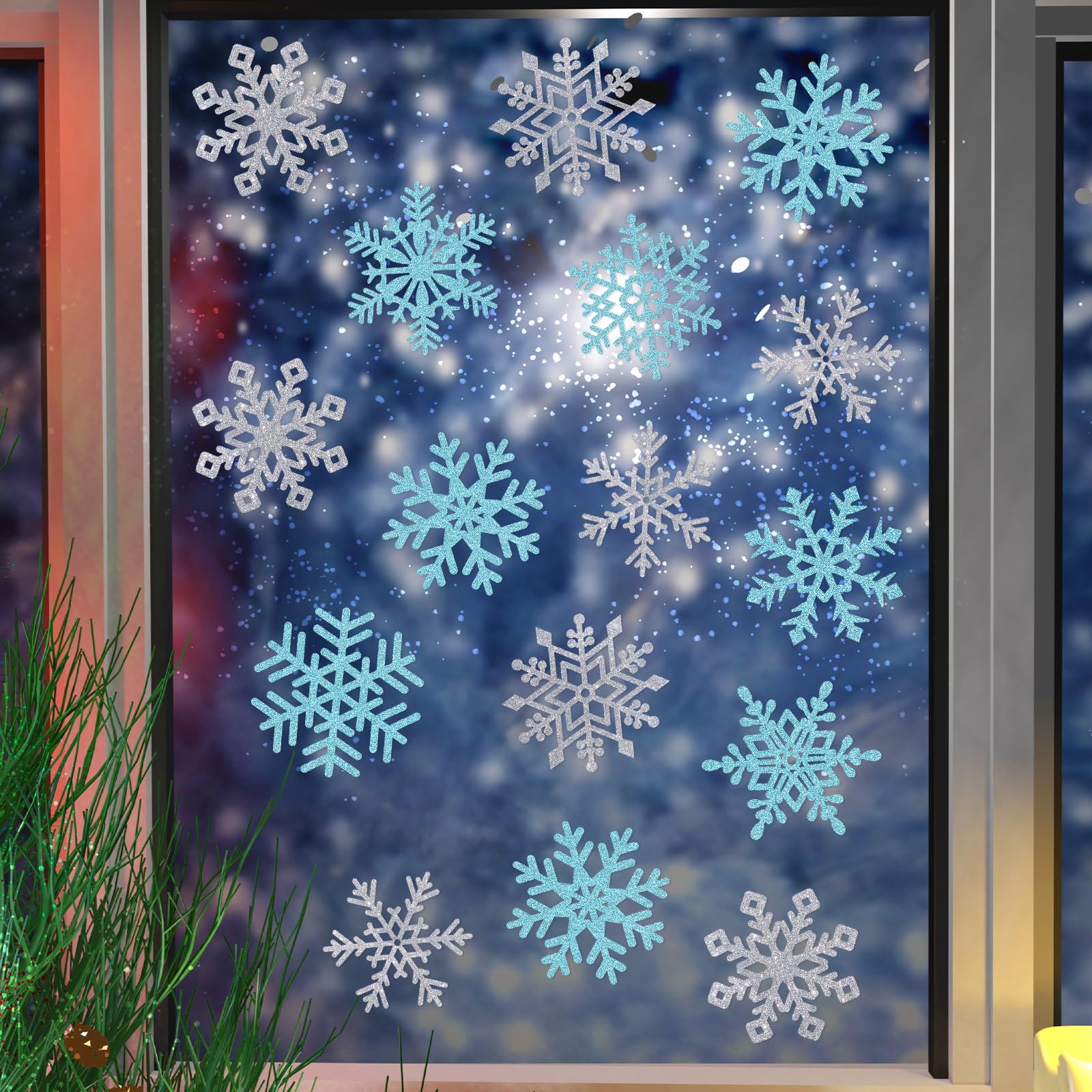 Snowflake Decorations Clearance Aazon.co: Dianelhall 90 Pcs Snowflake ...