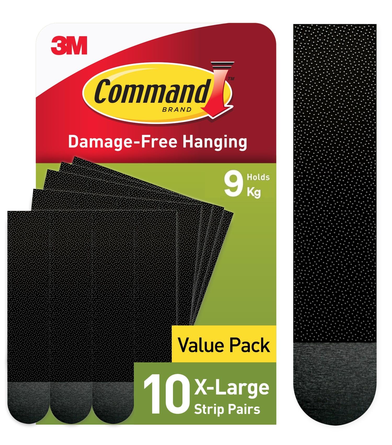 Command Picture Hanging Strips, Black, X-Large, 10 Pairs (20 Strips ...