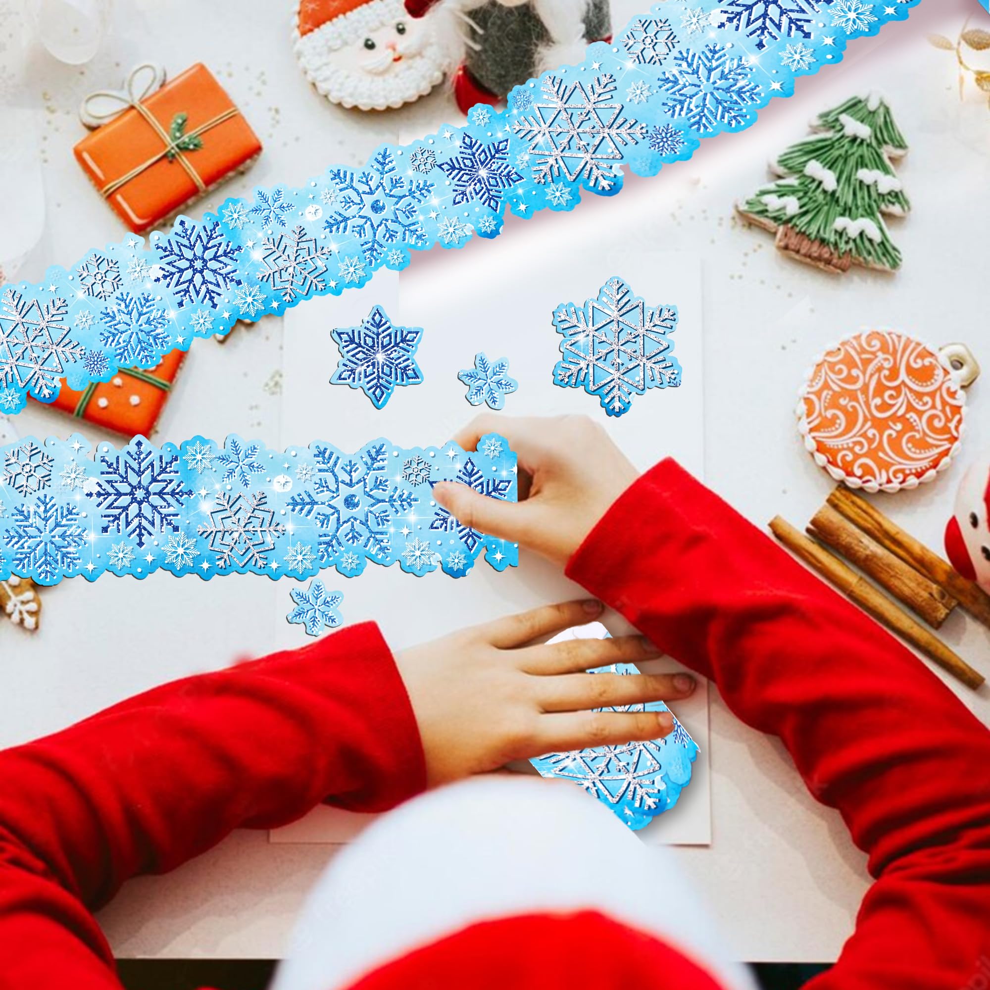 Birthday Classroom Bulletin Board 65.6 Ft Winter Snowflake Bulletin ...