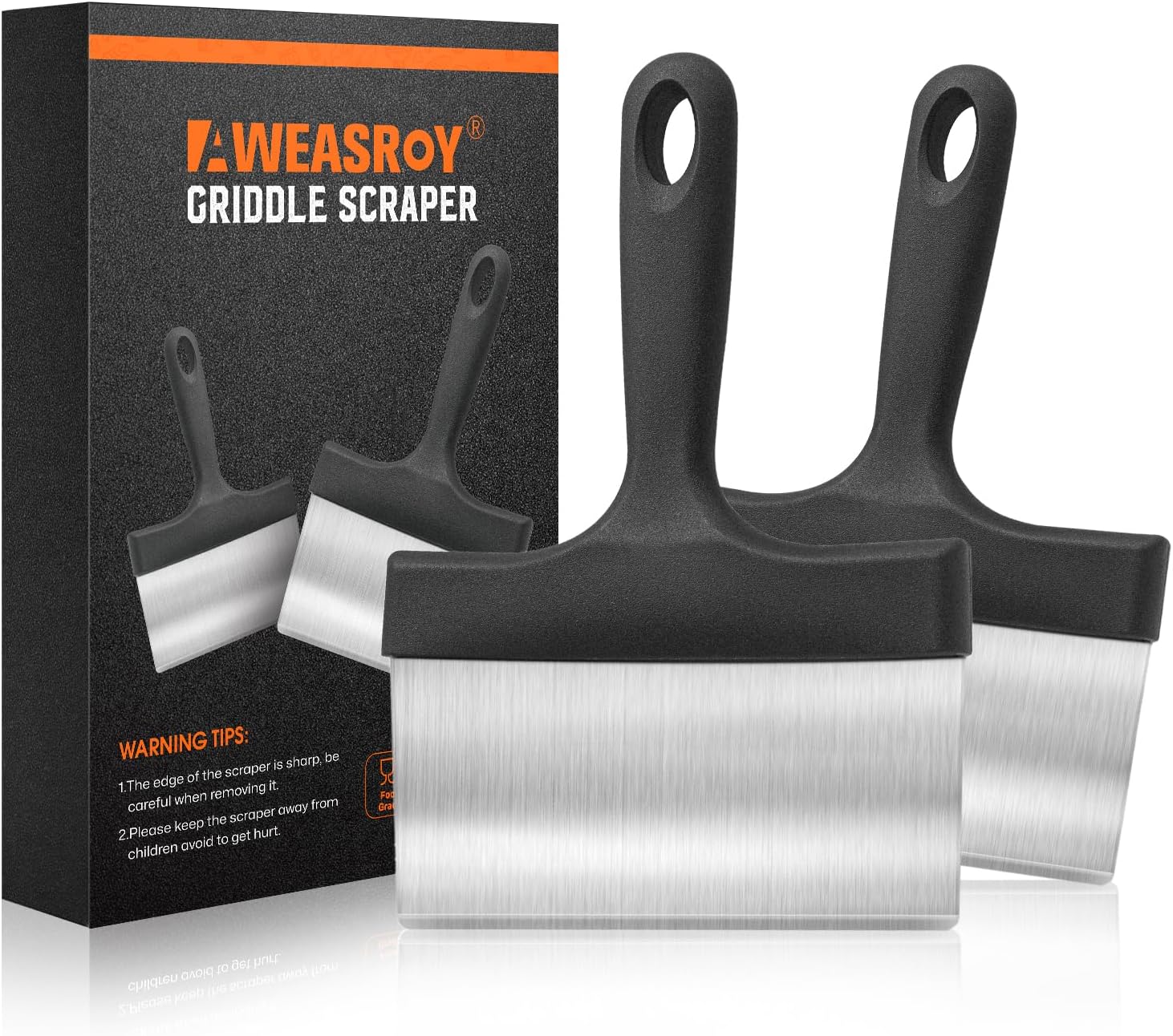 Amazon.com : RTT Heavy Duty Grill Scraper for Blackstone Griddle ...