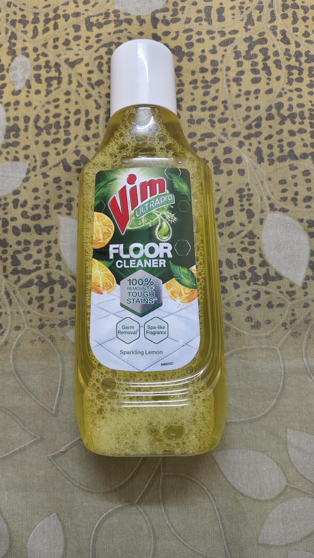 Vim Floor Cleaner: 500ml |Refreshing Lemongrass with Salt|100% Removal ...
