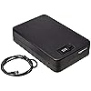 SAFEGO Portable Indoor/Outdoor Lock Box Safe with Key and Combination ...