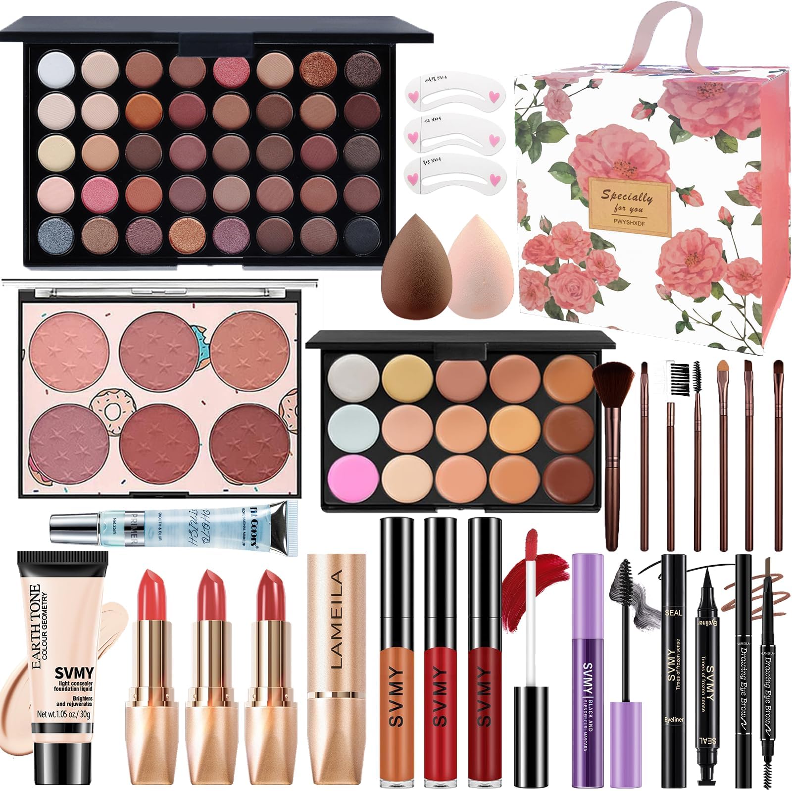 Amazon.com : Makeup Set for Women, Makeup Full Kit for Beginners ...