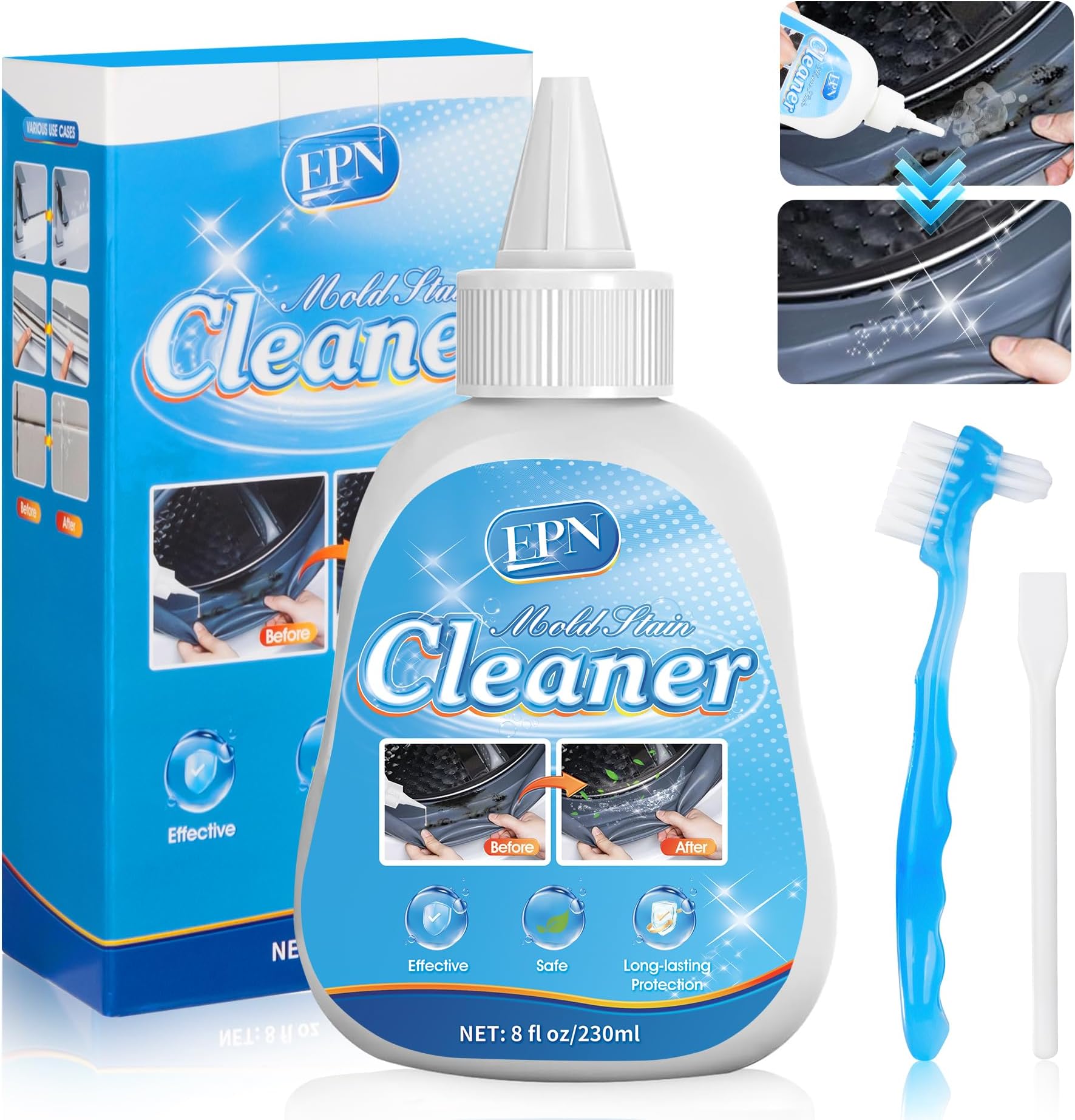 Amazon.com: Home Remover Gel, 8 Fl Oz Household Washing Machine Cleaner ...