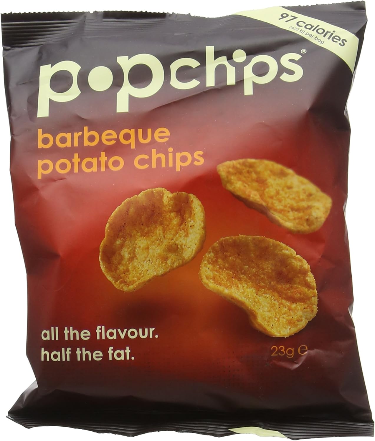 Popchips Barbeque Crisps, 23g : Amazon.co.uk: Grocery
