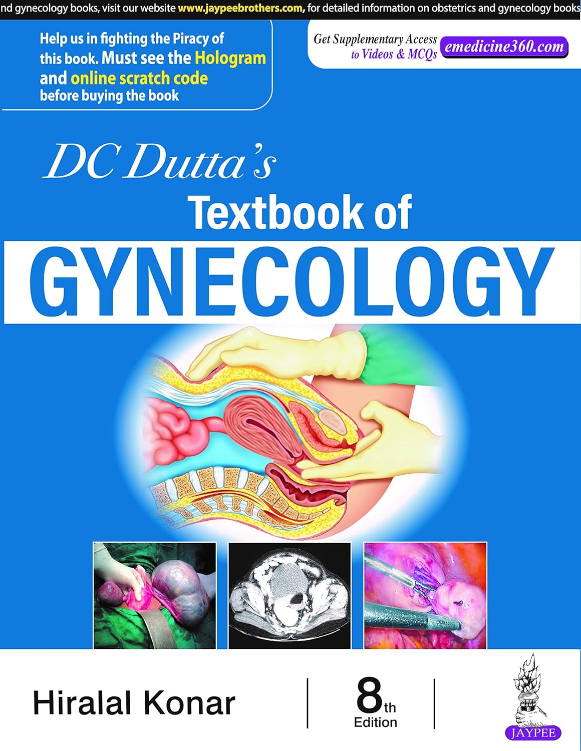 DC DUTTA'S TEXTBOOK OF GYNECOLOGy: 9789389587883: Medicine & Health ...