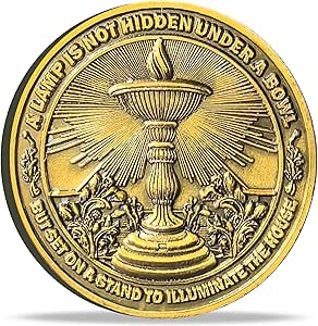 Amazon.com: Strugglejewelry Matthew 5:15 Christian Challenge Coin ...