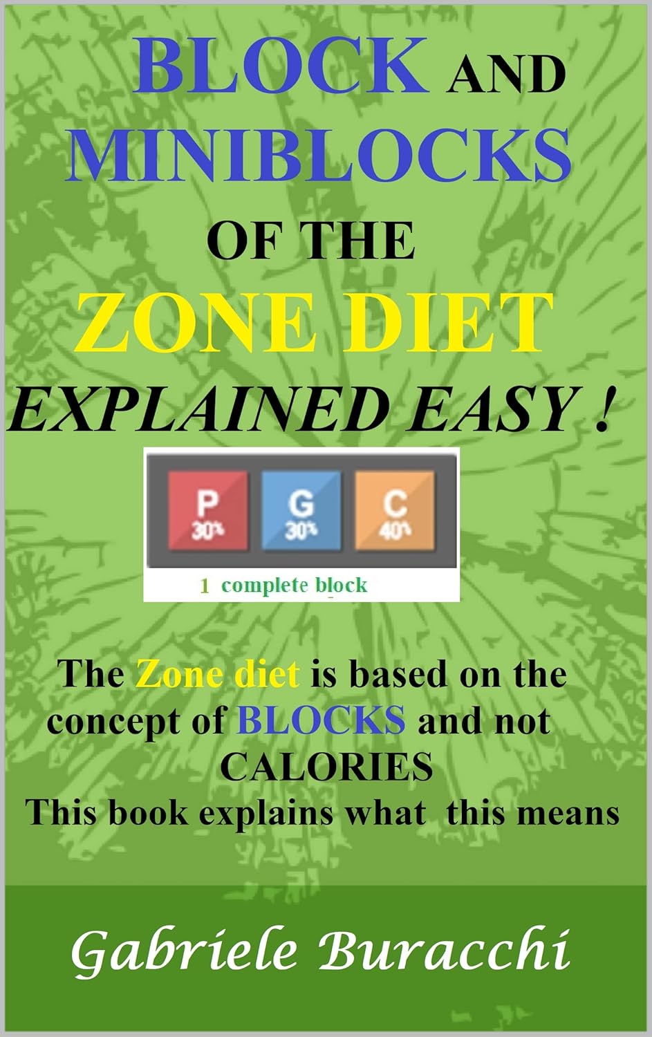 BLOCK AND MINIBLOCKS OF THE ZONE DIET EXPLAINED EASY !: The Zone diet ...