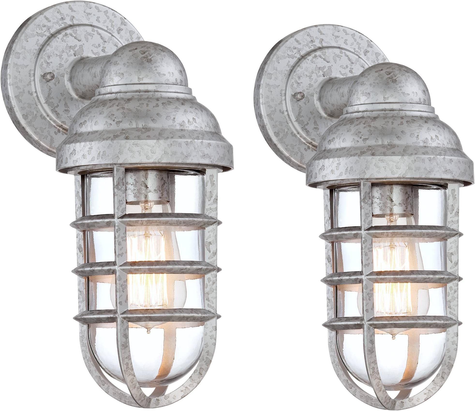 John Timberland Marlowe Rustic Industrial Nautical Outdoor Wall Light ...