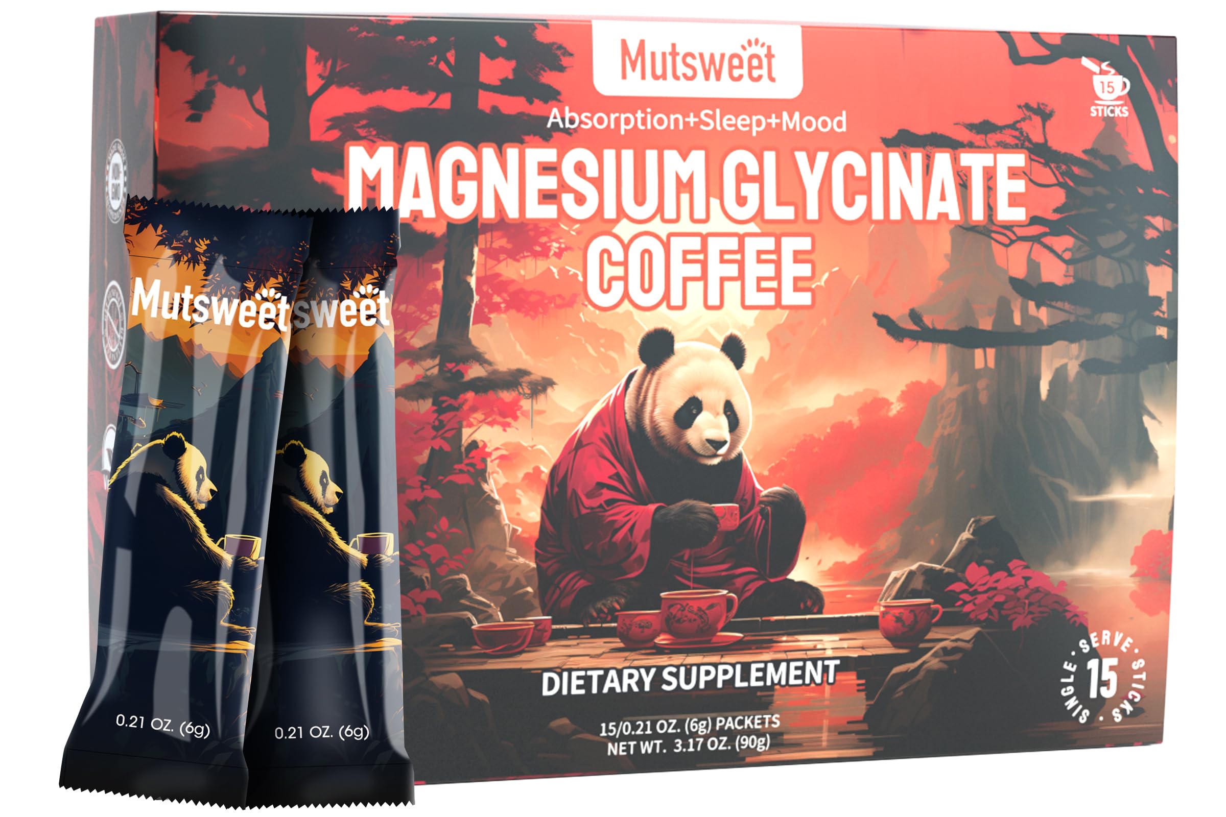 *EXPIRES 01/2026* Mutsweet Single-Serve Instant Coffee Sticks with ...