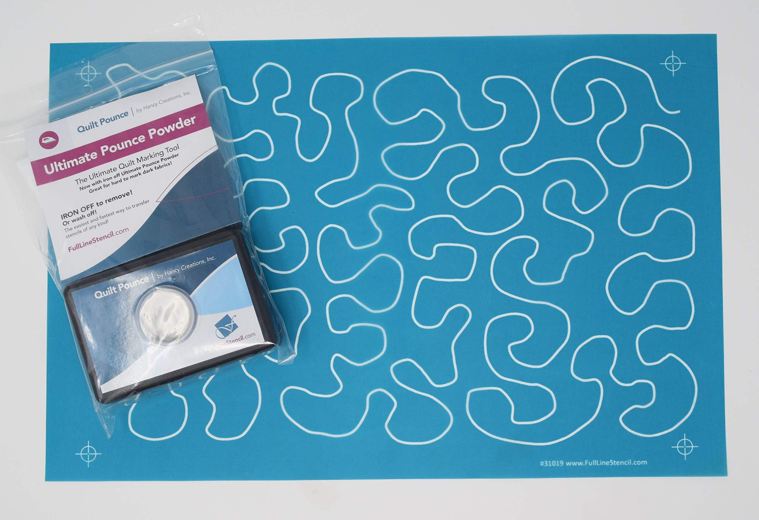 Amazon.com: Full Line Stencil - Ultimate Quilt Pounce Pad with ...