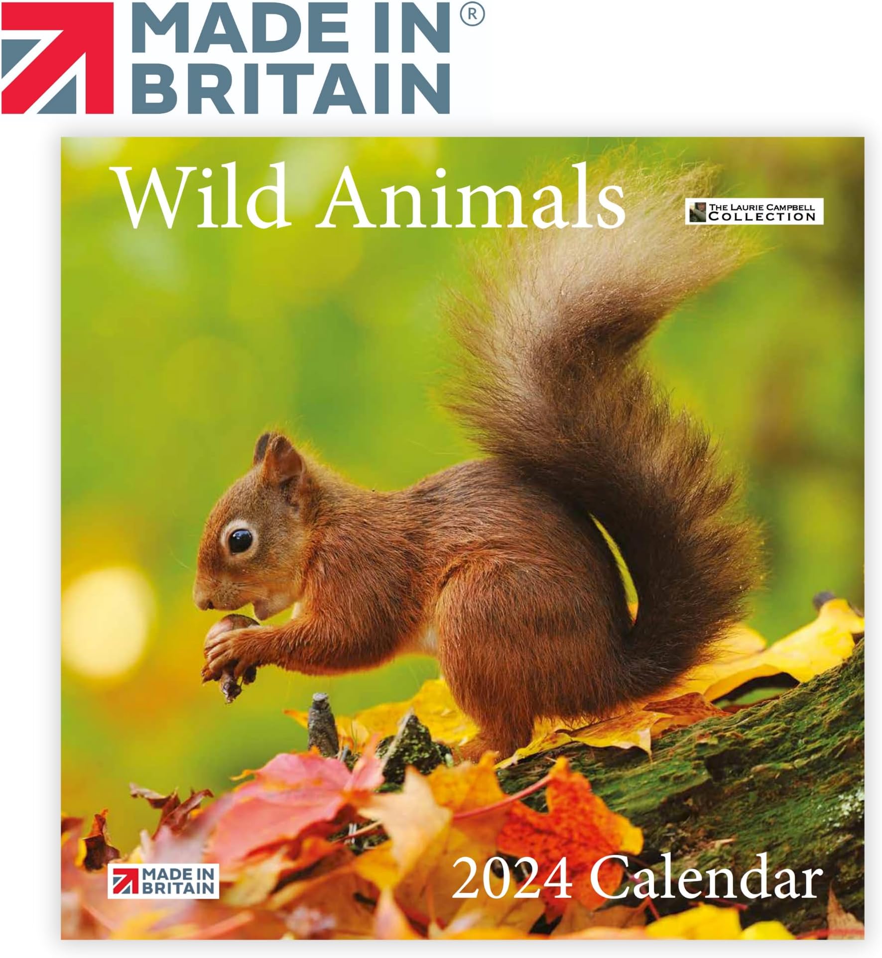 British Wildlife 2024 Calendar UK Holidays Eco-Friendly MADE IN BRITAIN ...