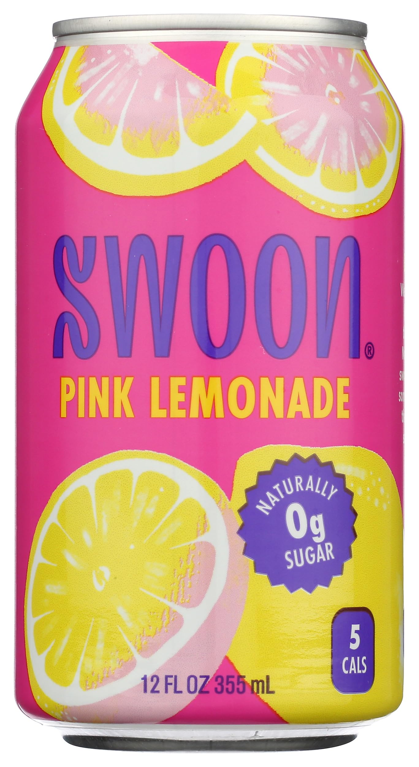 Amazon.com : Swoon Zero Sugar Pink Lemonade, 12 FZ : Grocery & Gourmet Food