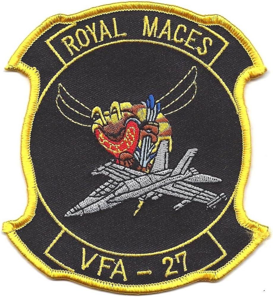 Amazon.com: VFA-27 Fighter Attack Squadron Patch : Clothing, Shoes ...