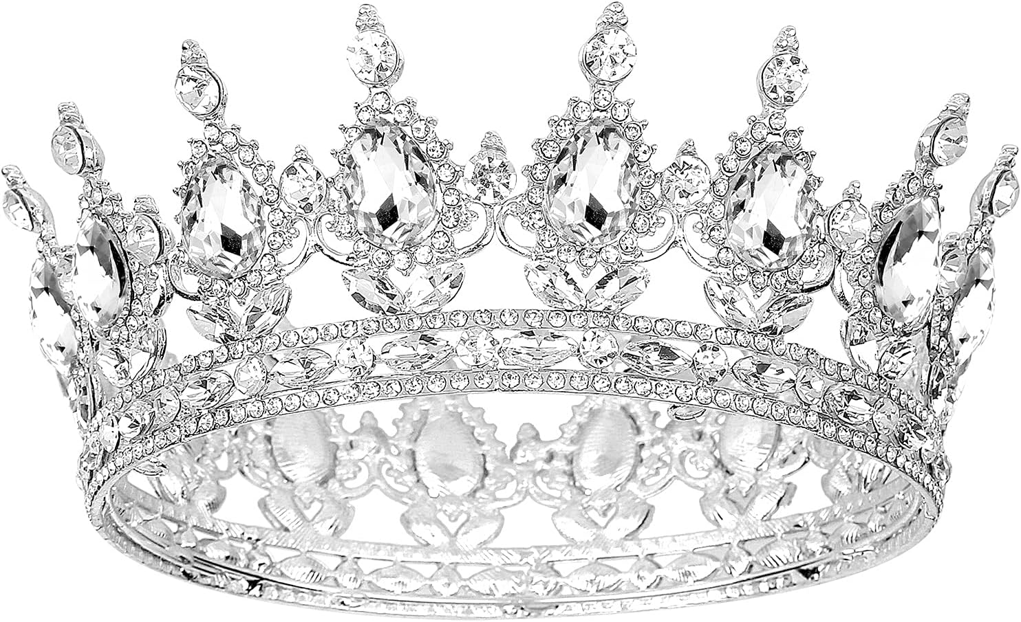 Amazon.com: Papoopy Crown for Women, Queen Crown Tiara for Princess ...