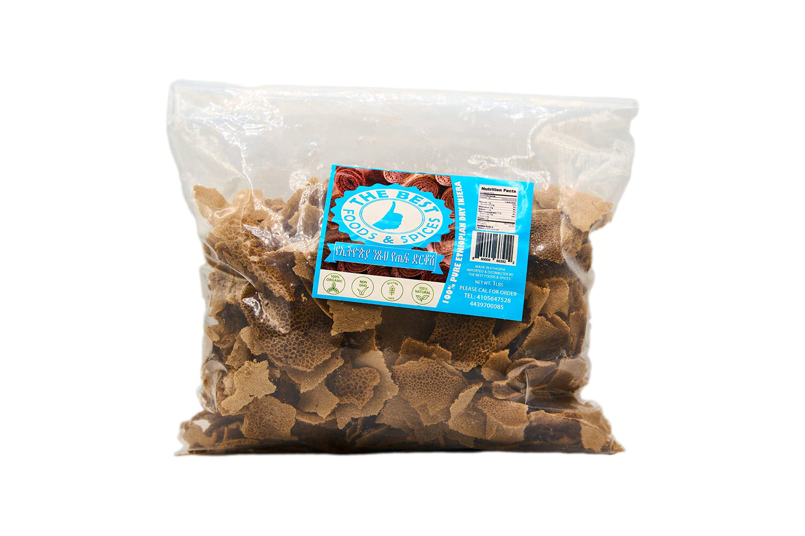 Amazon.com: Dry Injera | Organic Dry Injera | 100% Dry Injera ...