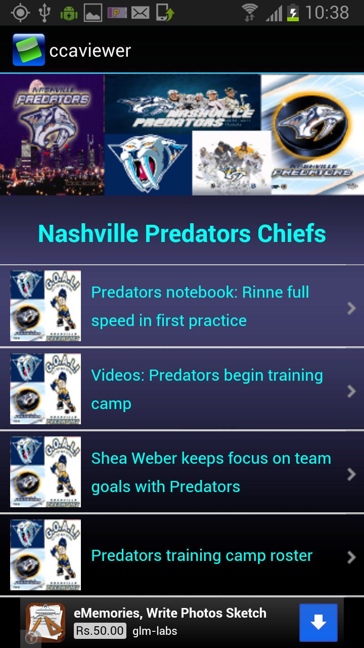 My Fan App : Nashville Predators - App on Amazon Appstore