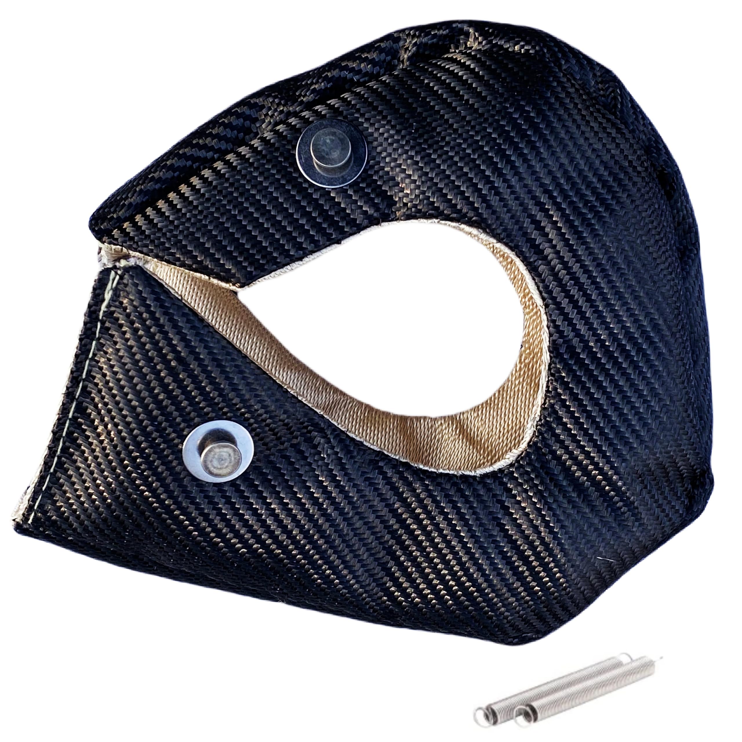 Snapklik.com : Carbon Fiber Turbo Blanket T4 Cover Turbocharger Heat ...