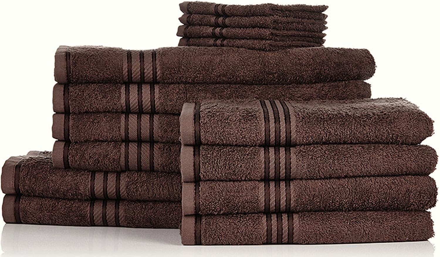 Amazon.com: Chocolate Brown 10 Piece Guest Bale Restmor's Supreme ...