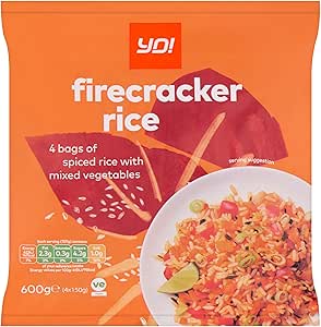 Yo! Firecracker Rice 4 x 150g (600g) (Frozen) : Amazon.co.uk: Grocery