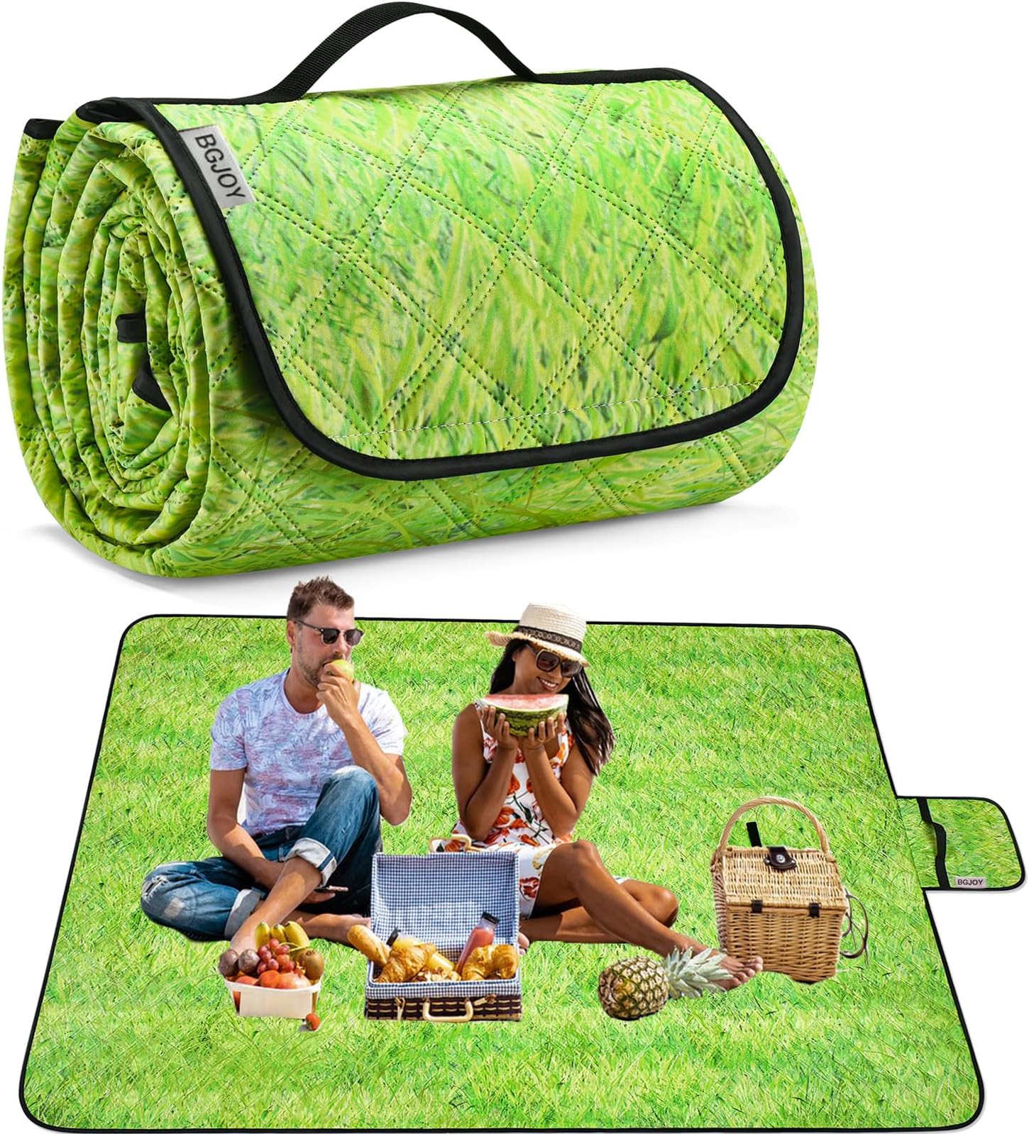 Amazon.com: Large Picnic Blanket Beach Blanket Waterproof Sandproof ...