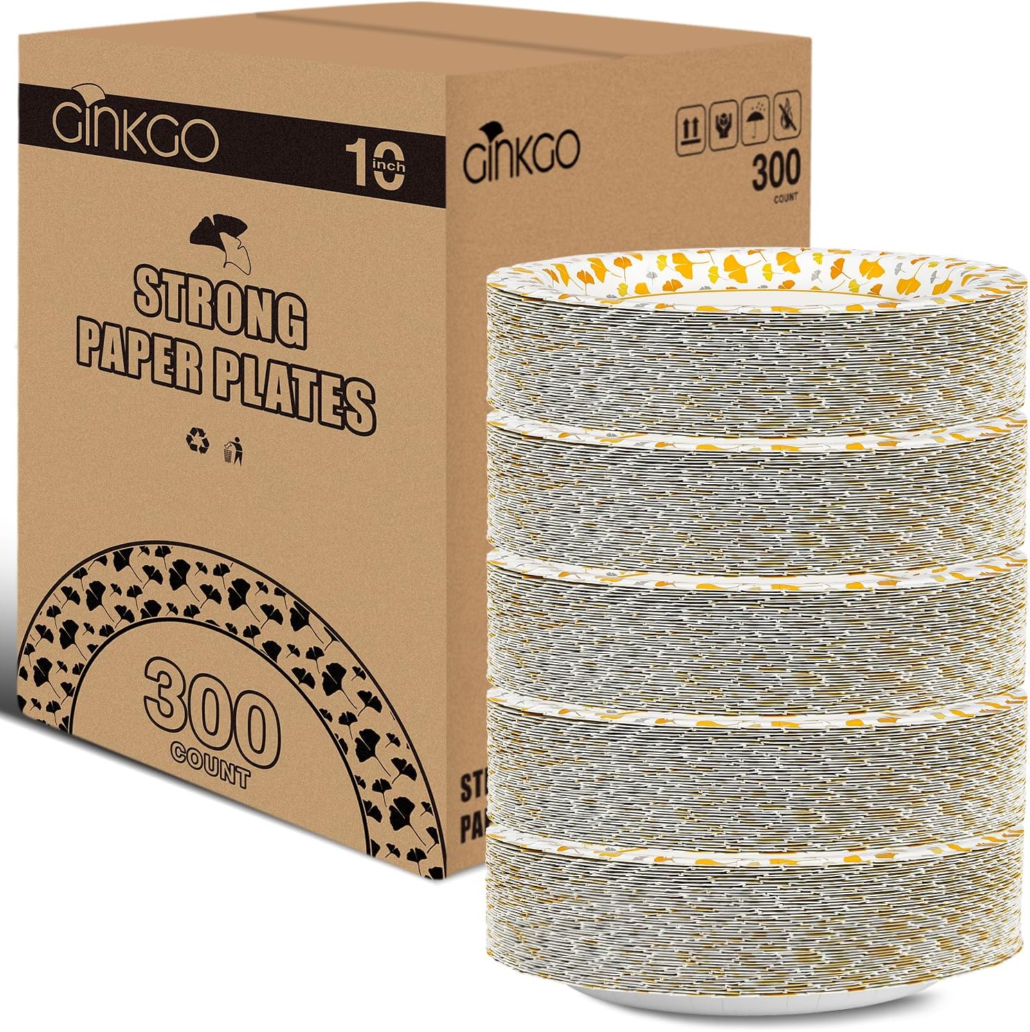 Amazon.com: Member Mark Ultra Dinner Paper Plates (10", 204 ct ...