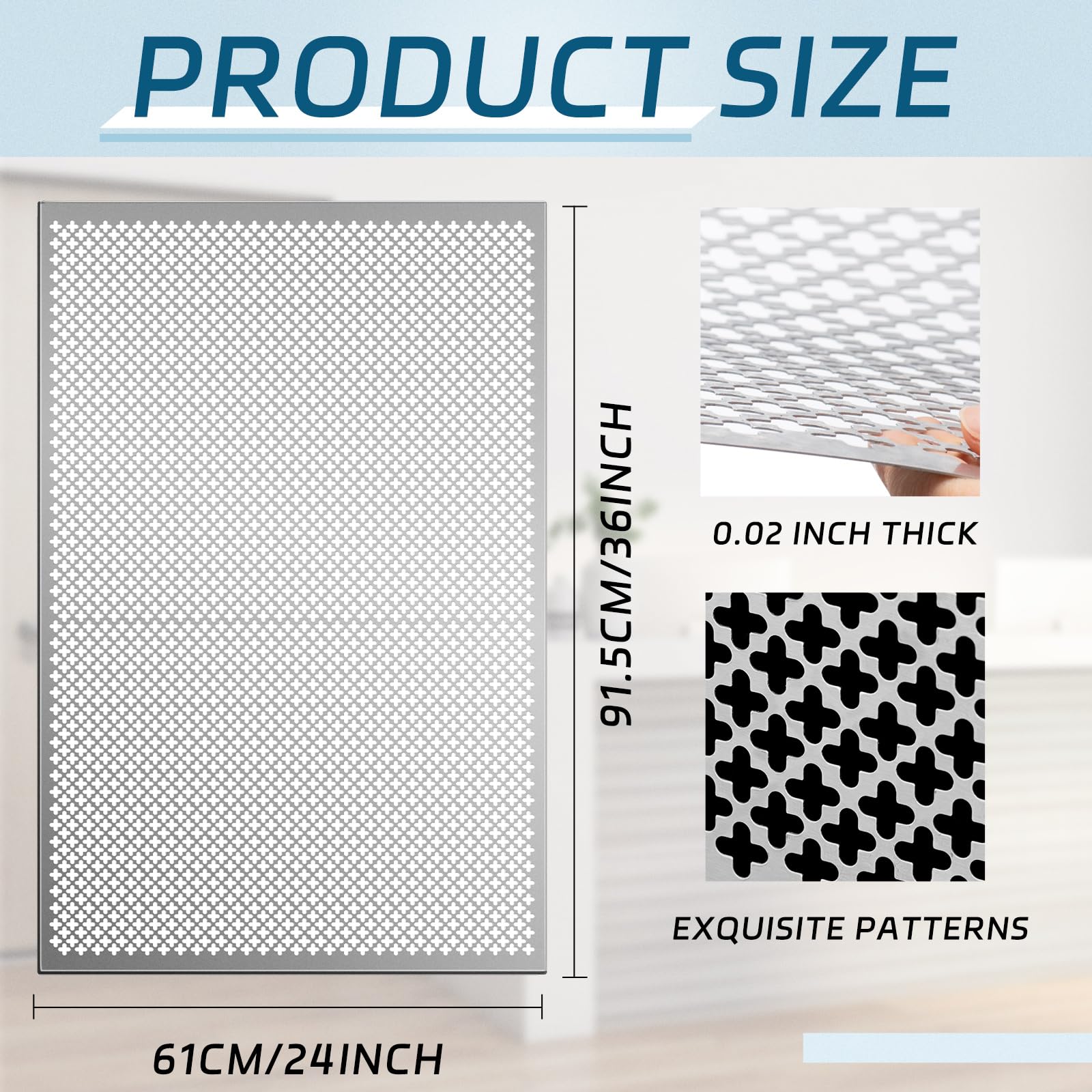 Snapklik.com : Gisafai 1 Pcs Cloverleaf Aluminum Sheet 2 Feet By 3 Feet ...