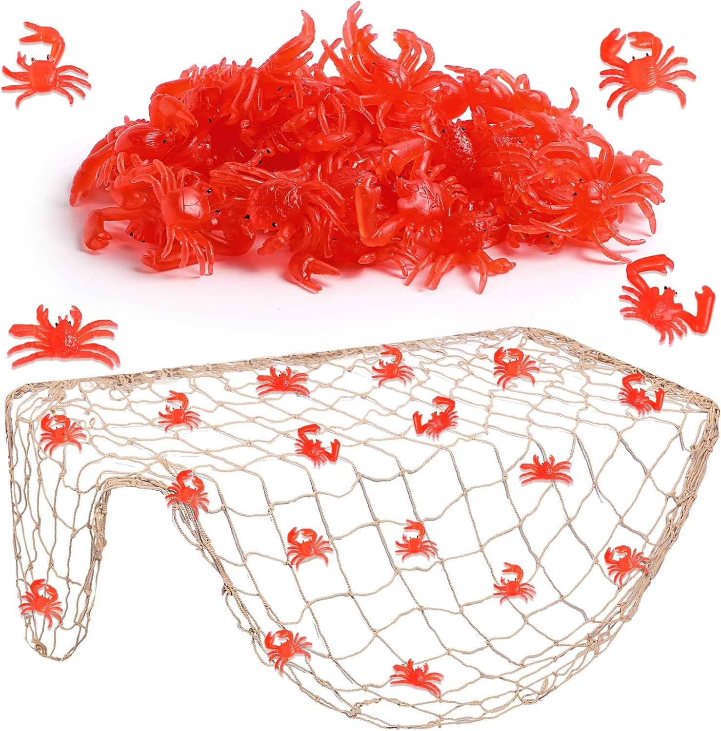 Amazon.com: SATINIOR 51 Pcs Crawfish Boil Party Decor Rubber Toys Fish ...