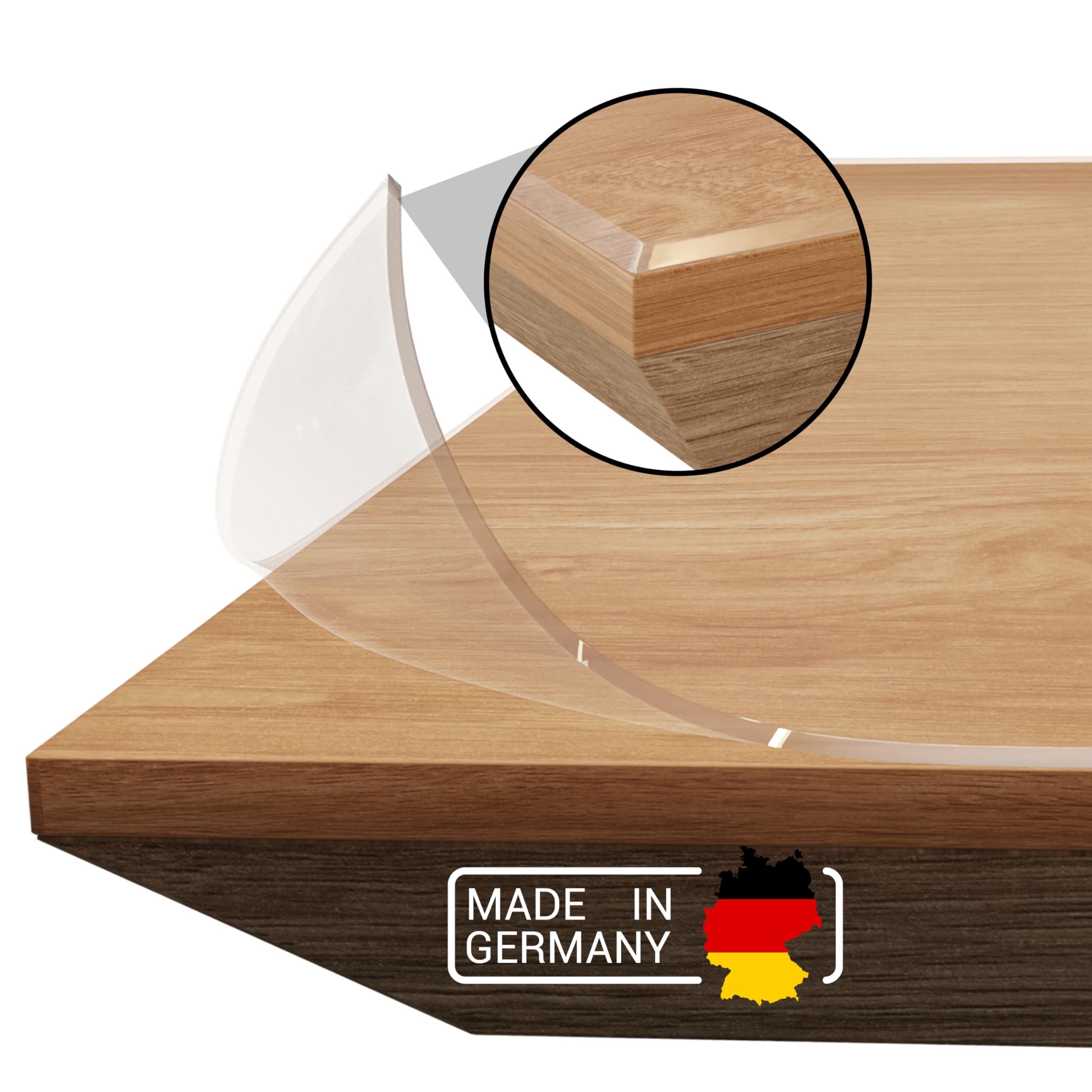 Tischfolie Transparent Nach Ma