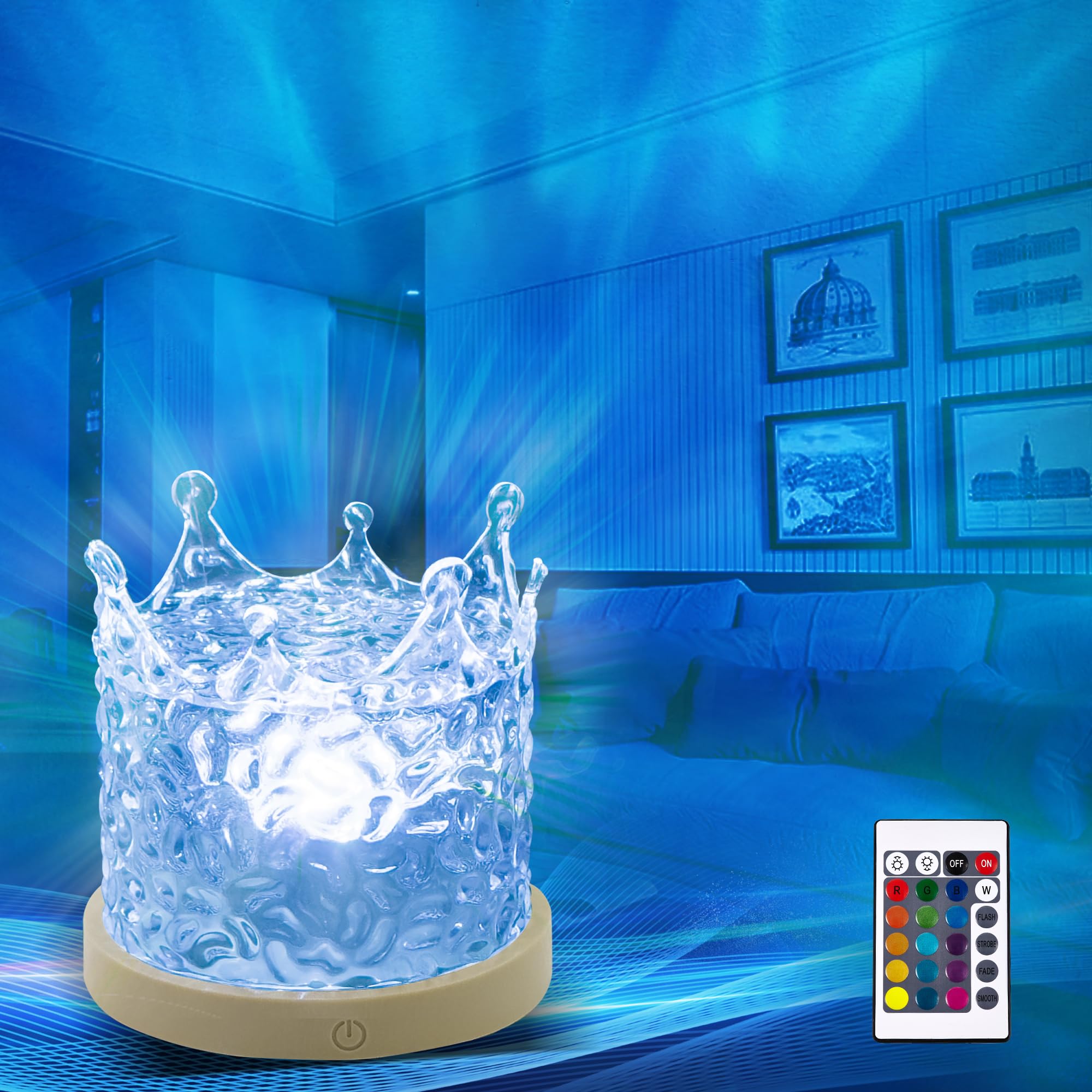 SUOAPAIQ Ocean Wave Projector Lamp, Northern Lights Aurora Projector ...